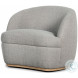 Sandie Gibson Silver Swivel Chair from Four Hands | Coleman Furniture