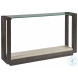 Signature Designs Heavily Sandblasted Rich Mocha Brown Venerato Console ...