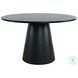 Nash Black 50" Round Dining Table From Jofran | Coleman Furniture