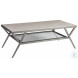 Signature Designs Ribbed Silver Leaf And White Adamo Cocktail Table ...