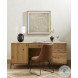 Eaton Light Oak Resin Executive Desk from Four Hands | Coleman Furniture