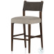 Ferris Nubuck Charcoal Leather Bar Stool from Four Hands | Coleman ...
