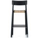 Heisler Almond Leather Blend Bar Stool from Four Hands | Coleman Furniture