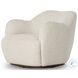 Julius Sheldon Ivory Swivel Chair From Four Hands | Coleman Furniture