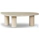 Zion Cream Marble Small Coffee Table from Four Hands | Coleman Furniture