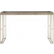 Cardew Charcoal Gray And Brushed Brass Console Table from Uttermost | Coleman Furniture