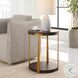 Palisade Rich Coffee And Antique Gold Side Table From Uttermost | Coleman Furniture