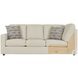 Edenfield Linen 3 Piece Sectional with LAF Chaise From Ashley Furniture ...