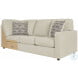 Edenfield Linen 3 Piece Sectional with LAF Chaise From Ashley Furniture ...