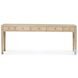 Jewelers Ivory Console Table from Sarreid | Coleman Furniture