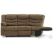 Partymate Brindle Reclining Sectional From Ashley Furniture | Coleman ...