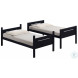 Littleton Black Twin Over Twin Bunk Bed from Coaster Furniture ...