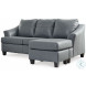 Genoa Steel Sofa Chaise From Ashley Furniture | Coleman Furniture