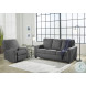 Rannis Pewter Full Sofa Sleeper From Ashley Furniture | Coleman Furniture
