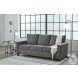 Rannis Pewter Queen Sofa Sleeper From Ashley Furniture | Coleman Furniture