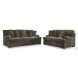 Aylesworth Chocolate Loveseat From Ashley Furniture | Coleman Furniture