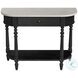 Danielle Washed Black And White Marble Console Table From Butler ...
