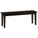 Simplicity Caramel Bench from Jofran | Coleman Furniture