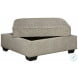 Bovarian Stone Ottoman With Storage from Ashley | Coleman Furniture