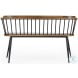 Tempe Brown Industrial Chic Spindle Back Bench From Butler | Coleman ...
