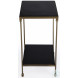 Imogen Black Marble Side Table From Butler | Coleman Furniture