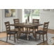 Darla Brown Extendable Dining Table from Homelegance | Coleman Furniture