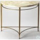 Marlena Cabebe Shell Demilune Console Table from Butler | Coleman Furniture