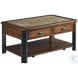 Slaton Warm Mocha Small Rectangular Cocktail Table from Hammary | Coleman Furniture