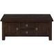 Kona Grove Rustic Chocolate Rectangular Box Cocktail Table from Jofran ...