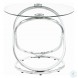 722373 Chrome 3 Piece Occasional Table Set from Coaster | Coleman Furniture