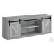 723263 Gray Driftwood 71" TV Console from Coaster | Coleman Furniture