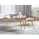 723918 Gold 2 Piece Nesting Coffee Table From Coaster Furniture ...