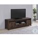 736273 Dark Pine TV Console From Coaster | Coleman Furniture