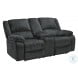 Draycoll Slate Reclining Living Room Set from Ashley | Coleman Furniture