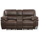 Proctor Brown Double Power Reclining Console Loveseat From Homelegance ...