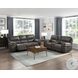 Proctor Gray Double Glider Reclining Console Loveseat From Homelegance ...