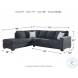 Altari Slate Sectional From Ashley Furniture | Coleman Furniture