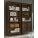 Hartshill Burnished Oak Bookcase With Cabinet From Coaster Furniture ...