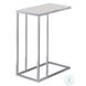 900250 White Glass and Chrome Accent Table from Coaster (900250 ...