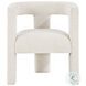 Petra White Boucle Accent Chair From Coaster Furniture | Coleman Furniture