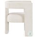 Petra White Boucle Accent Chair From Coaster Furniture | Coleman Furniture