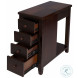 Kelton Cherry 4 Drawer Chairside Chest from Butler | Coleman Furniture