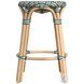 Tobias Emerald Green Rattan Counter Height Stool From Butler | Coleman ...