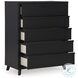 Danziar Black Chest From Ashley Furniture | Coleman Furniture