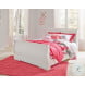Anarasia White Full Sleigh Bed from Ashley | Coleman Furniture