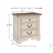 Realyn Two Tone 3 Drawer Nightstand from Ashley | Coleman Furniture