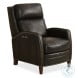Declan Dark Brown Leather Power Recliner With Power Headrest from ...