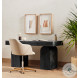 Edna Fedora Oatmeal Desk Chair from Four Hands | Coleman Furniture