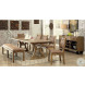 Gianna Rustic Pine Extendable Rectangular Dining Table from Furniture ...