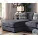 Kaylee Gray Sectional From Furniture of America | Coleman Furniture